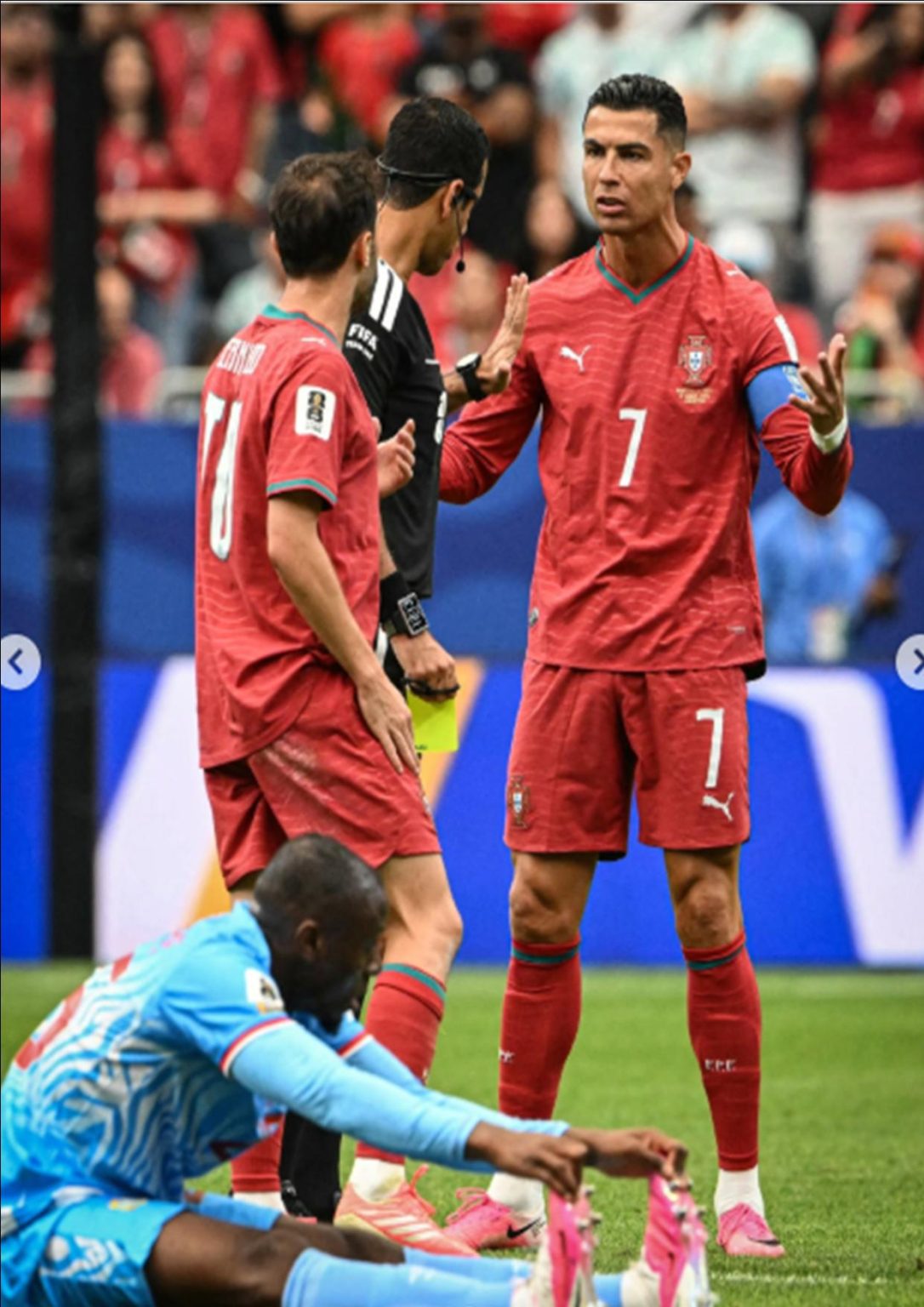 Cristiano yageneye ubutumwa bagenzi be nyuma yo kunganya na Congo ...